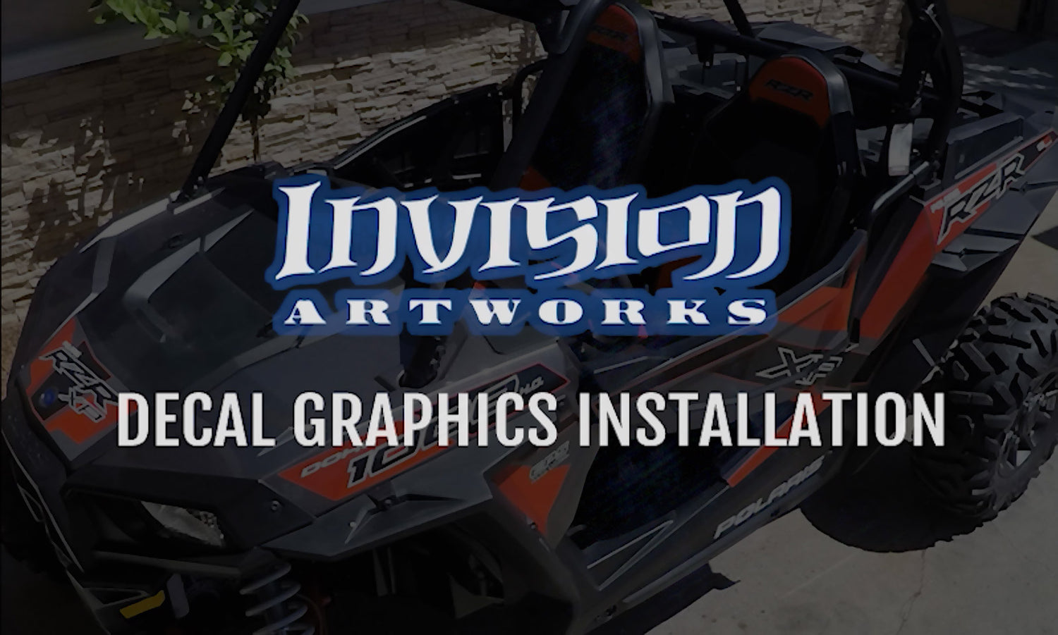 Decal Graphics Kit Installation Video - Invision Artworks Powersports ...