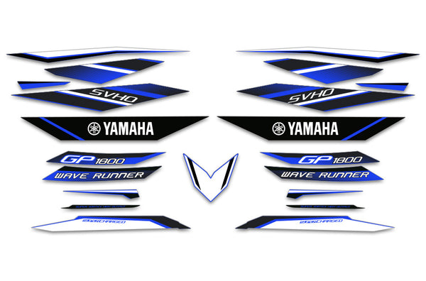 Yamaha WaveRunner GP 1800 Graphics - Invision Artworks Powersports Graphics