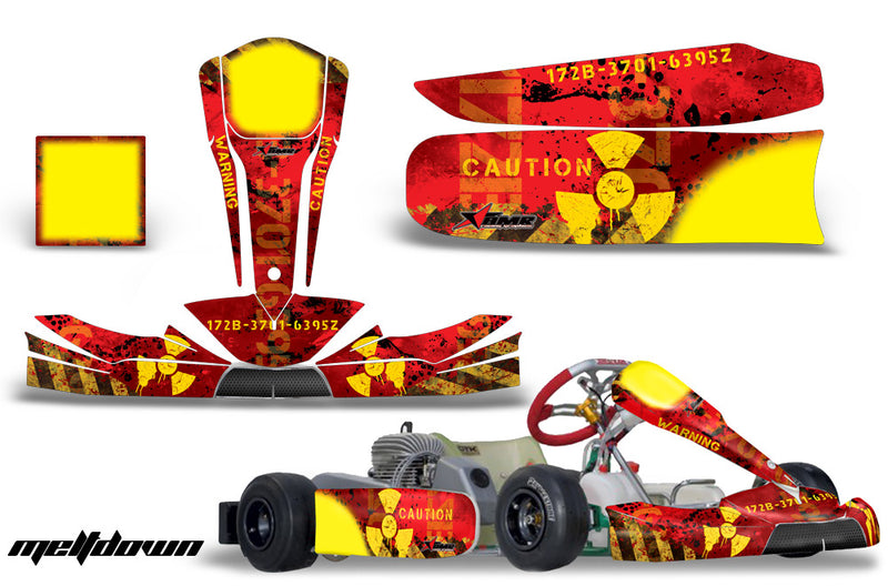 Tony Kart Cadet - Kart Graphic Decal Kit - Invision Artworks ...