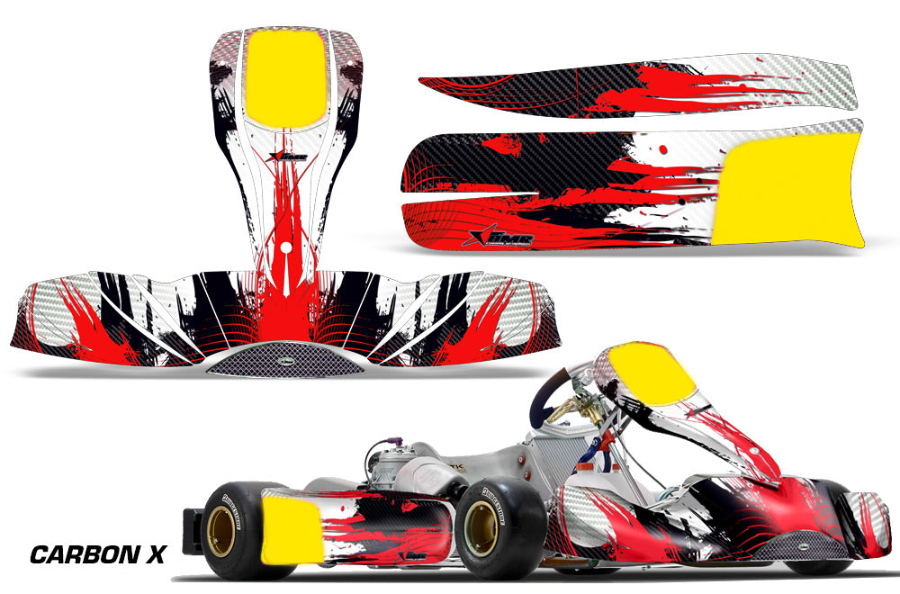 Tony Kart M6 - Kart Graphic Decal Kit - Invision Artworks Powersports ...