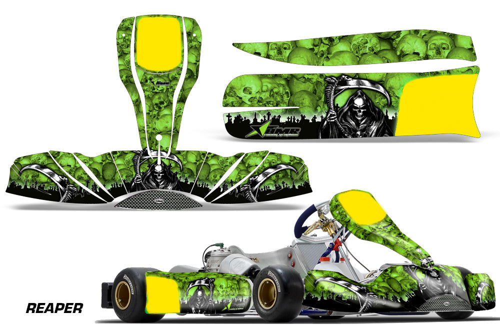 Tony Kart M6 - Kart Graphic Decal Kit - Invision Artworks Powersports ...