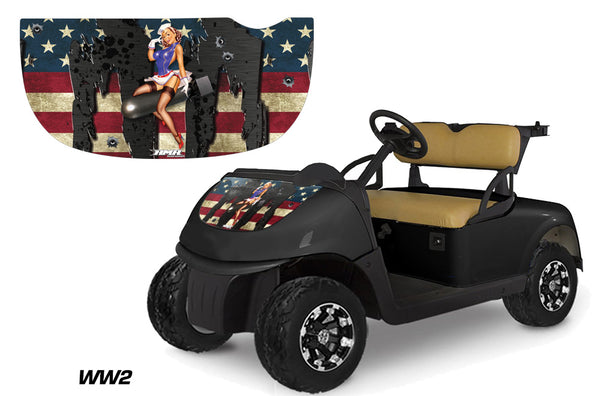 EZ Go Freedom RXV Golf Cart 2008-2025 Graphics Kit - Invision Artworks ...