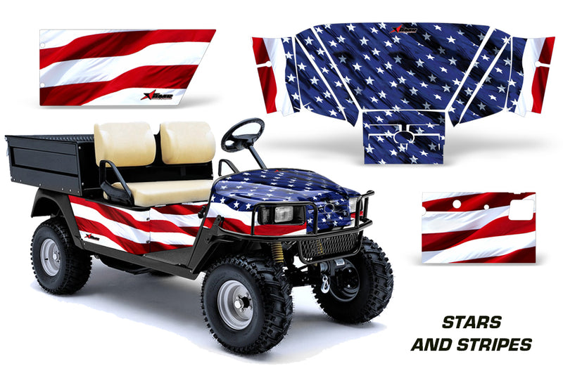 Golf Cart Graphics - Invision Artworks Powersports Graphics