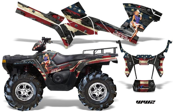 2005 - 2010 Sportsman 500 Graphics - Invision Artworks Powersports Graphics