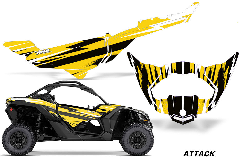 Can Am Maverick X 3 Graphics - Invision Artworks Powersports Graphics