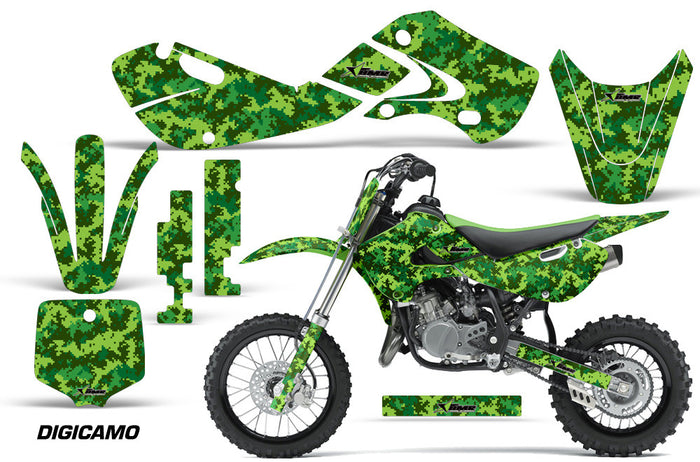 Kawasaki Motocross Graphic Kits - Invision Artworks Powersports Graphics