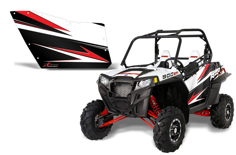 Polaris Brand Door Graphics for RZR 800 2-Door - Invision Artworks ...