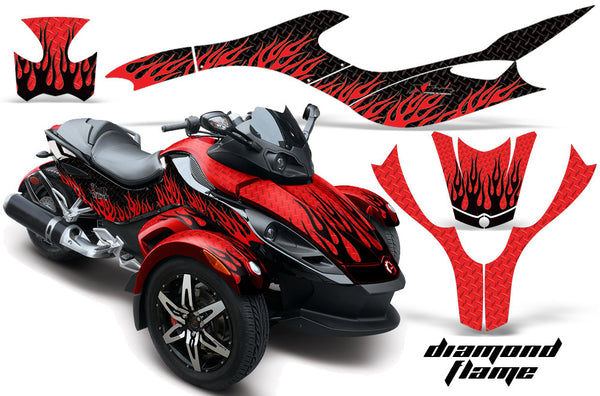 Can Am Spyder RS Graphics - Invision Artworks Powersports Graphics