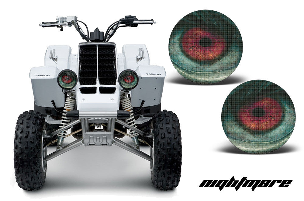 Yamaha Banshee Headlight Graphics - Invision Artworks Powersports Graphics