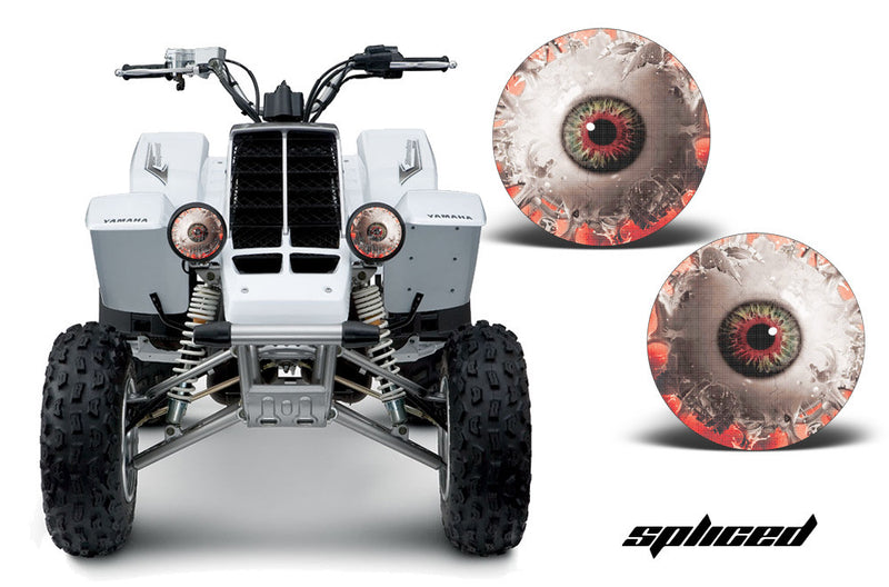 Yamaha Banshee Headlight Graphics - Invision Artworks Powersports Graphics