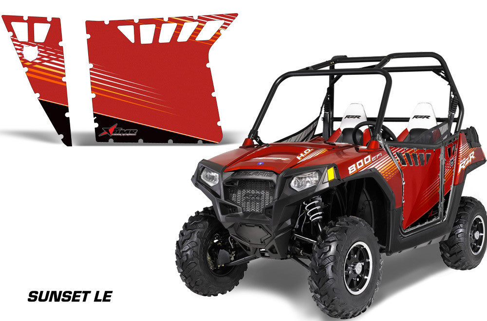Polaris RZR 800 Door Graphics - Invision Artworks Powersports Graphics