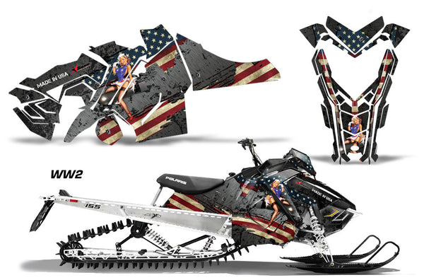 Polaris Axys Pro RMK/SKS Sled Graphics - Invision Artworks Powersports ...