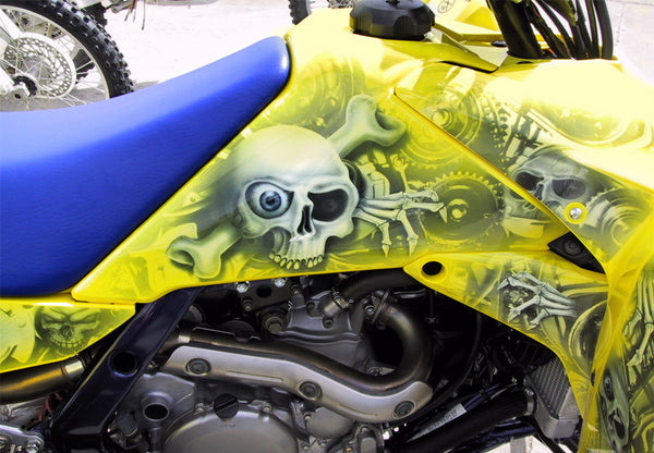 Suzuki LTR 450 quad graphics kits - Invision Artworks Powersports Graphics